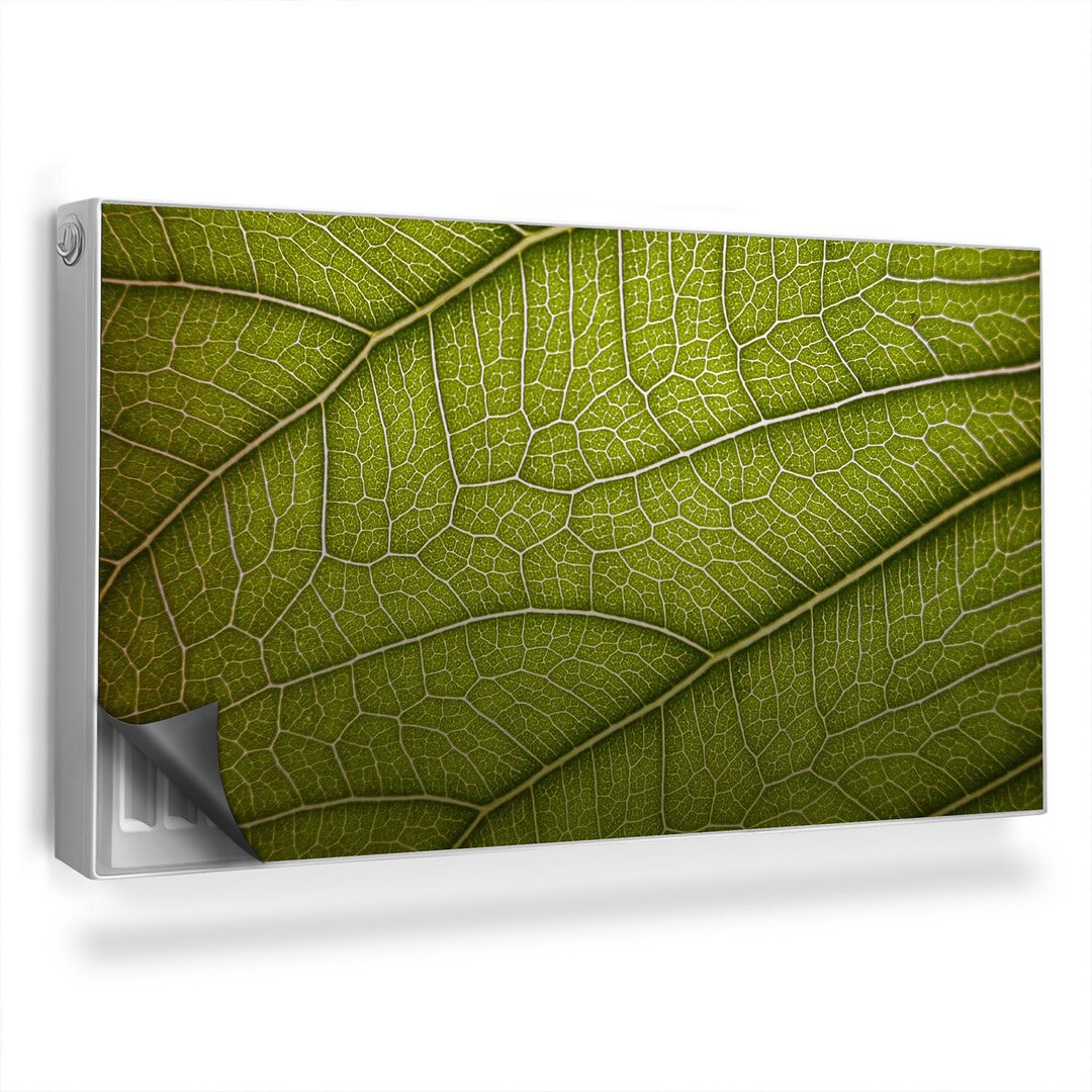 Zoom in on the Leaf Vein System Radiator Cover, Green Magnet Mat ...
