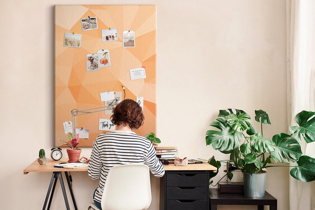 Triangles Abstraction, Photo Wall Display, Student's Notes Board ...