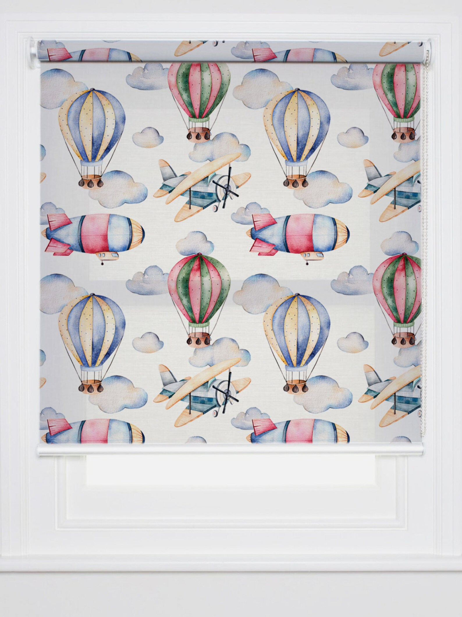 Watercolor balloons roller shades window and solar custom | Etsy