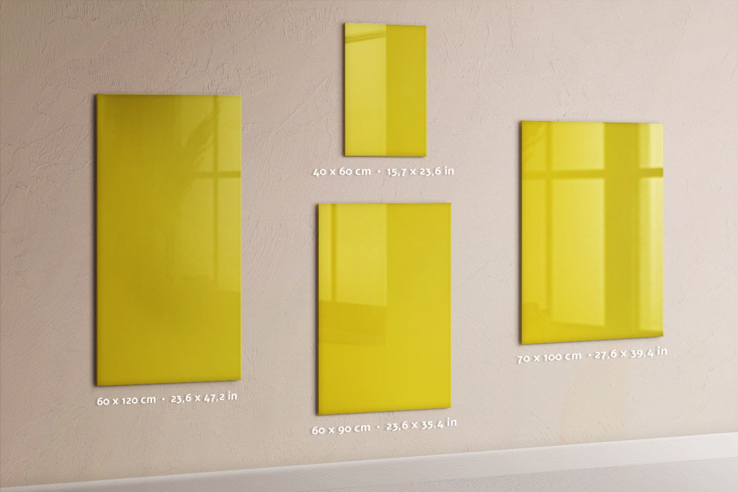 Yellow Command Center, Light Yellow Color, Magnetic Memo Board, Message ...