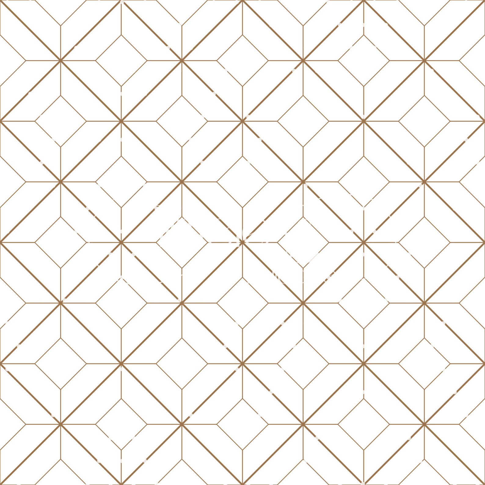 Geometric Removable Wallpaper Golden and White Wall Mural | Etsy