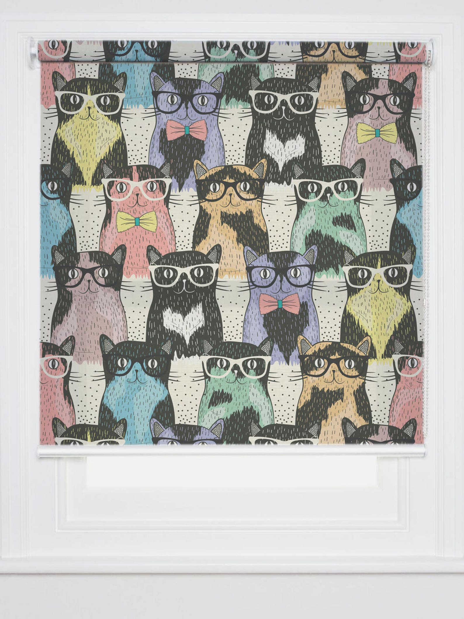 Colorful Cats Roller Shades Window and Solar Custom Blinds - Etsy
