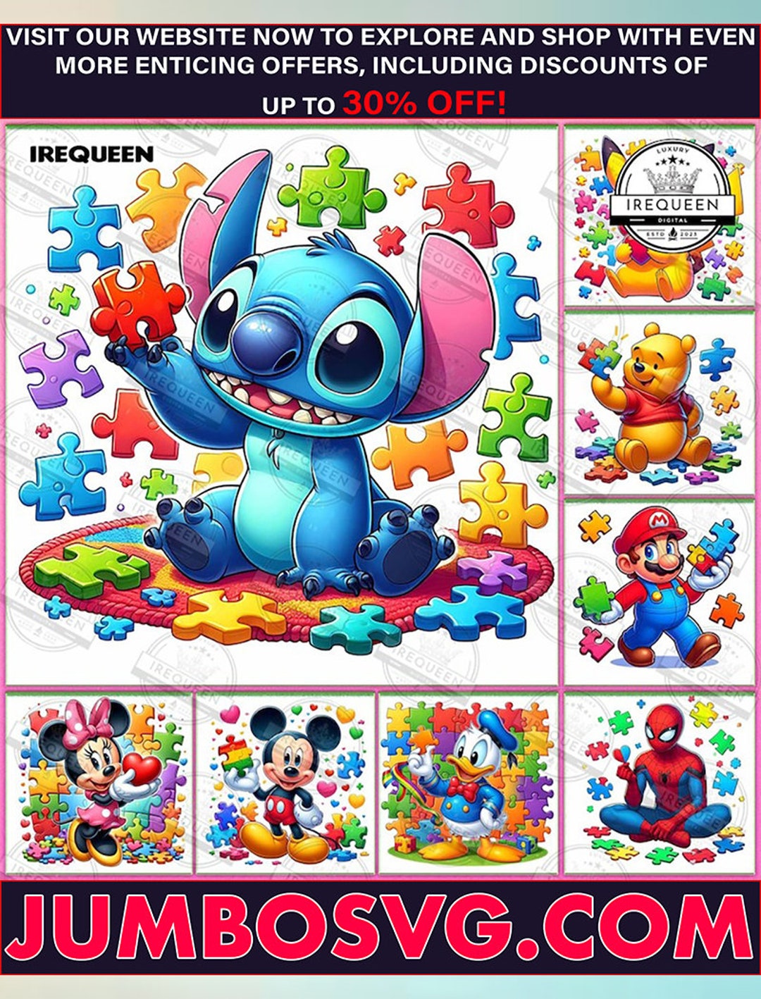 7 Autism Cartoon Png Bundle, Autism Awareness Png, Awareness Png, Be ...