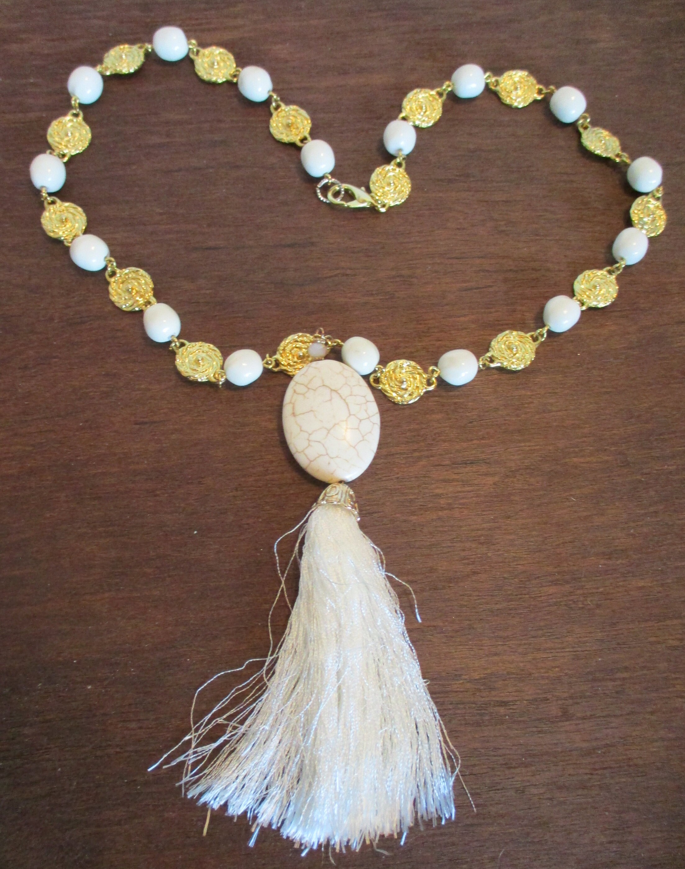 Tickle My Fancy: 4 Pc Necklace, Tassel Pendant, Bracelet, Earrings ...