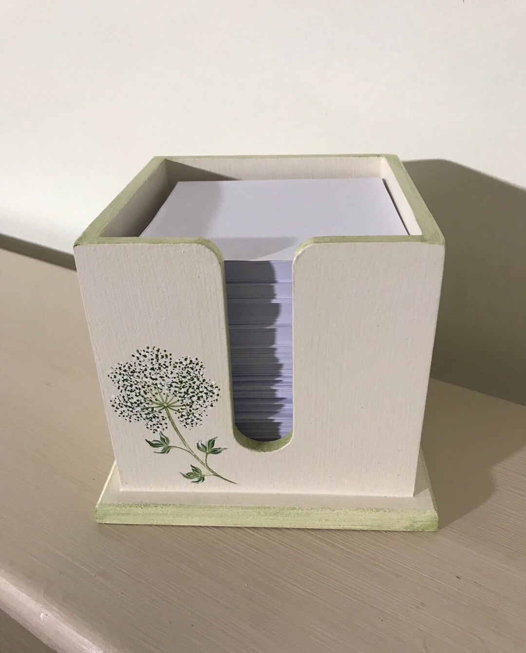 Flower Notelet Holder - Etsy