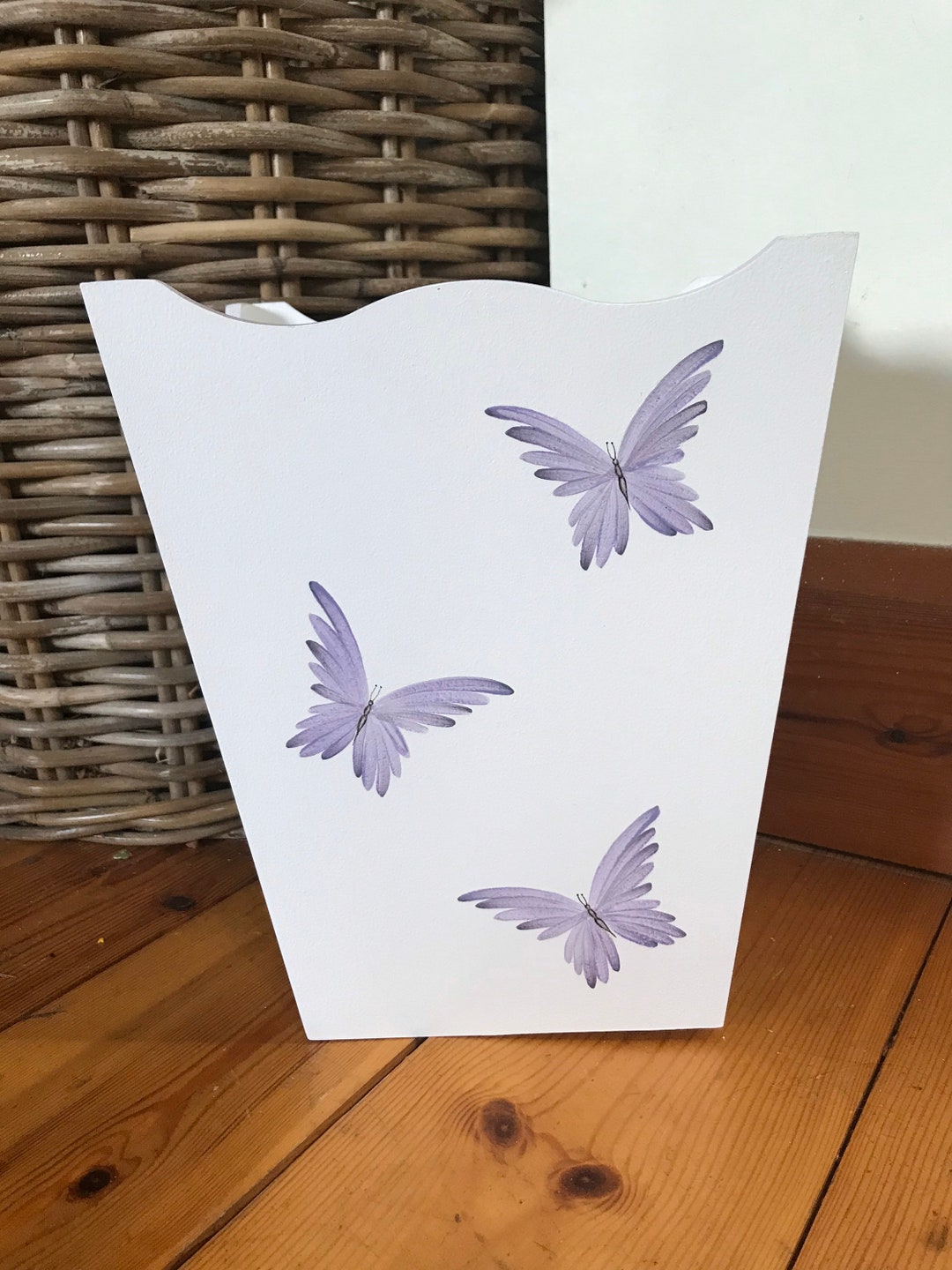 Butterfly Design Small Waste Bin - Etsy