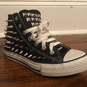 Adult Studded Punk All Star Converse - Etsy