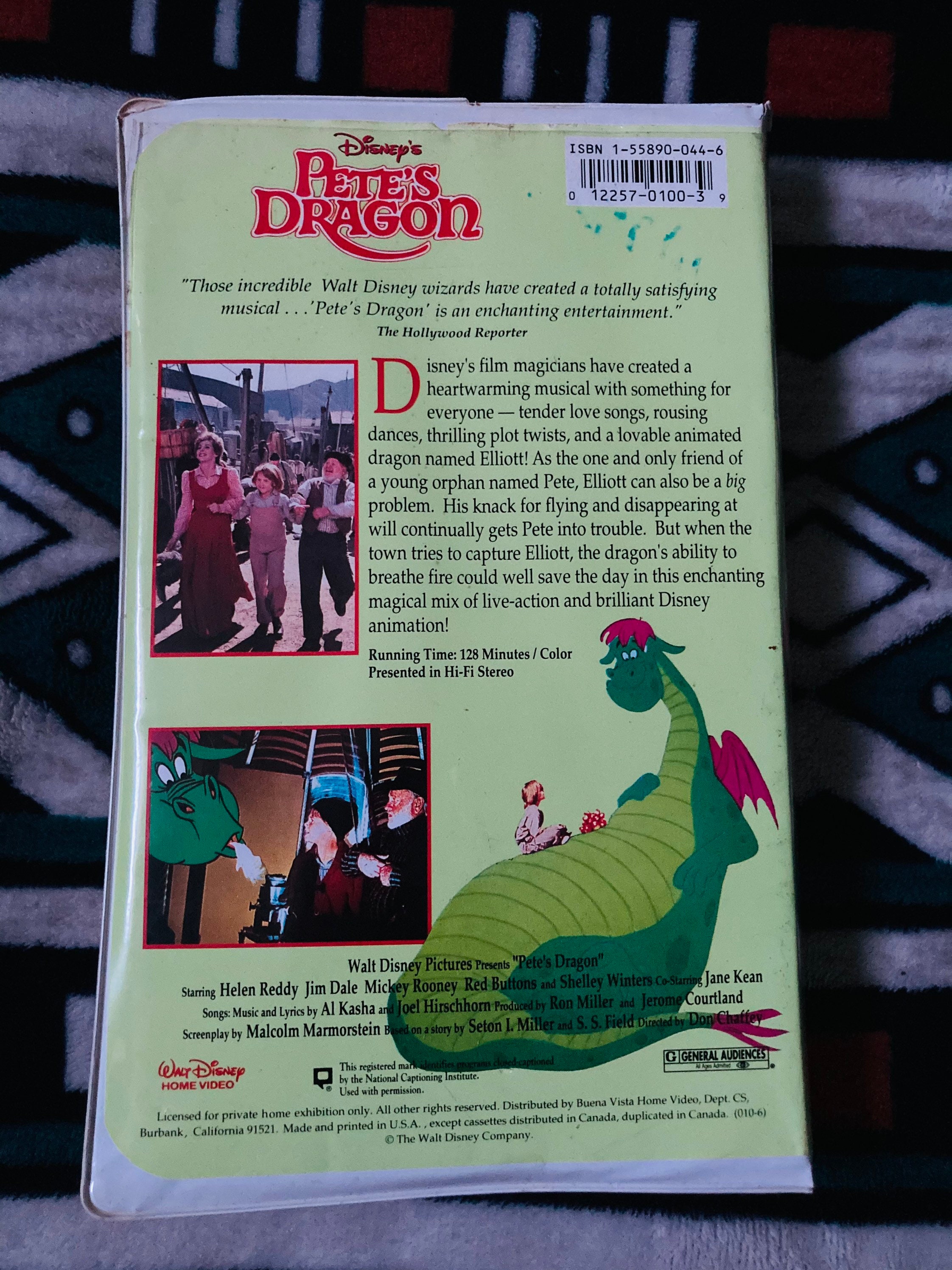 Petes Dragon Disney VHS - Etsy