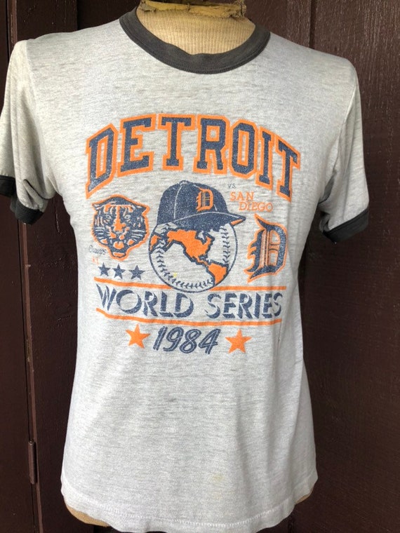 1984 vintage Detroit Tigers World Series tshirt - Gem