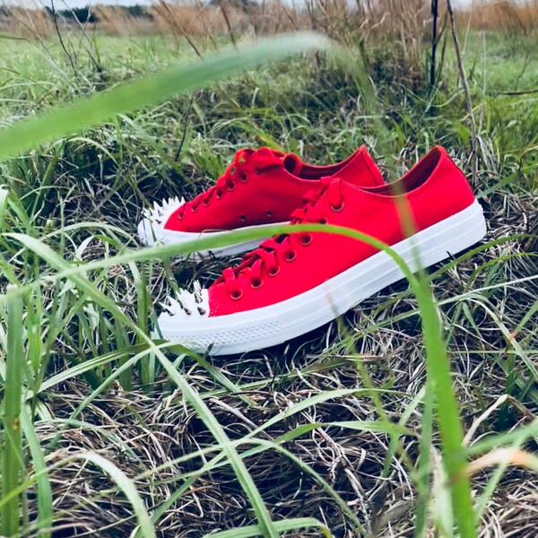 Spiked Converse - Etsy