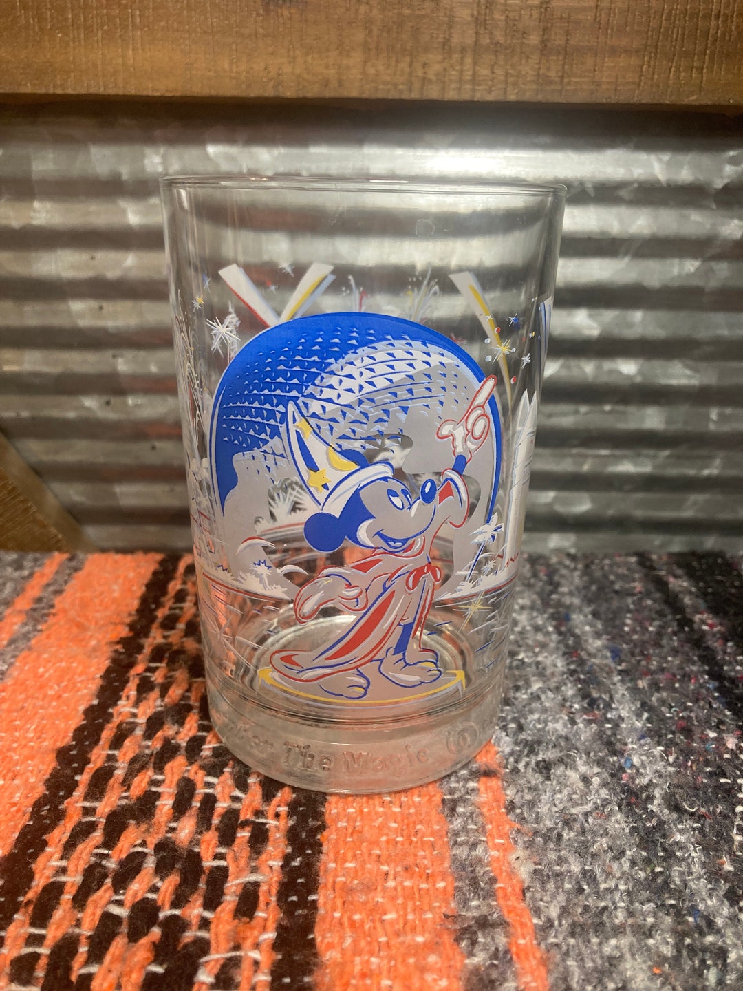 25th Anniversary Epcot Center Commemorative Glass - Etsy