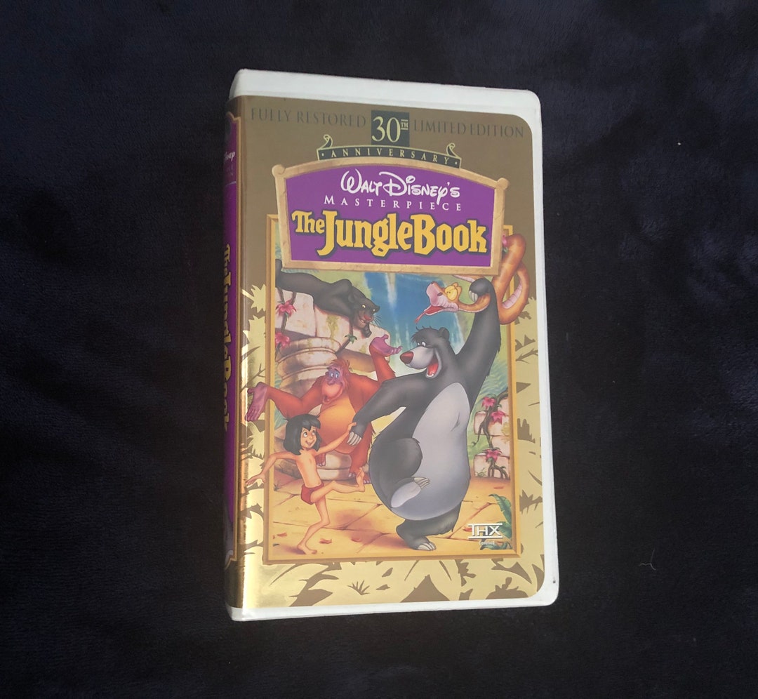 Disneys the Jungle Book VHS - Etsy