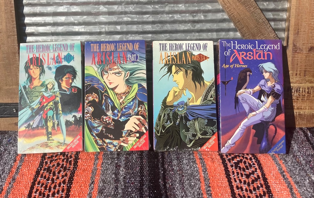 The Heroic Legend Arislan VHS 4 Collection - Etsy