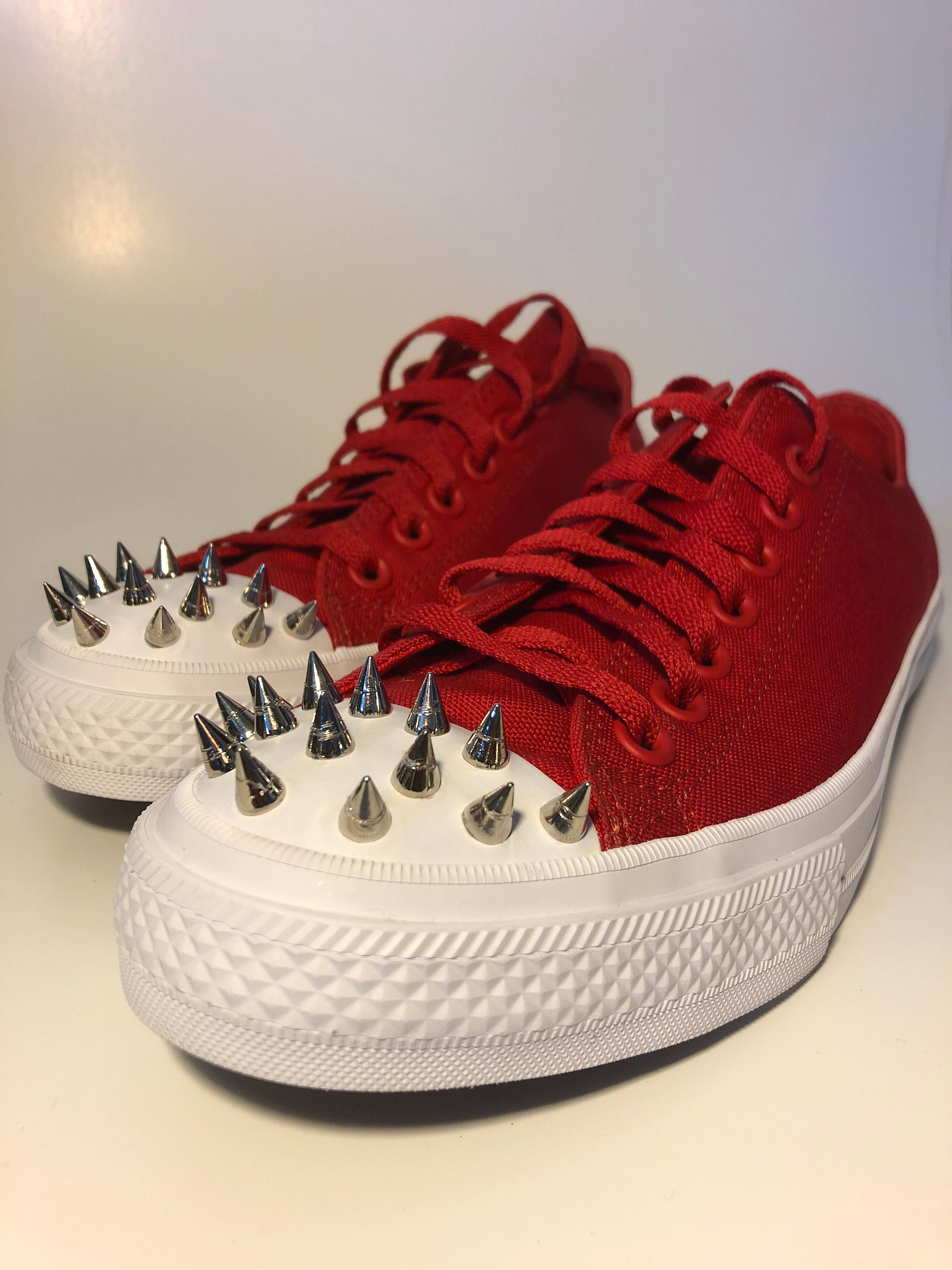 Punk spiked Chucks Converse Chuck Taylor All Stars - Etsy México