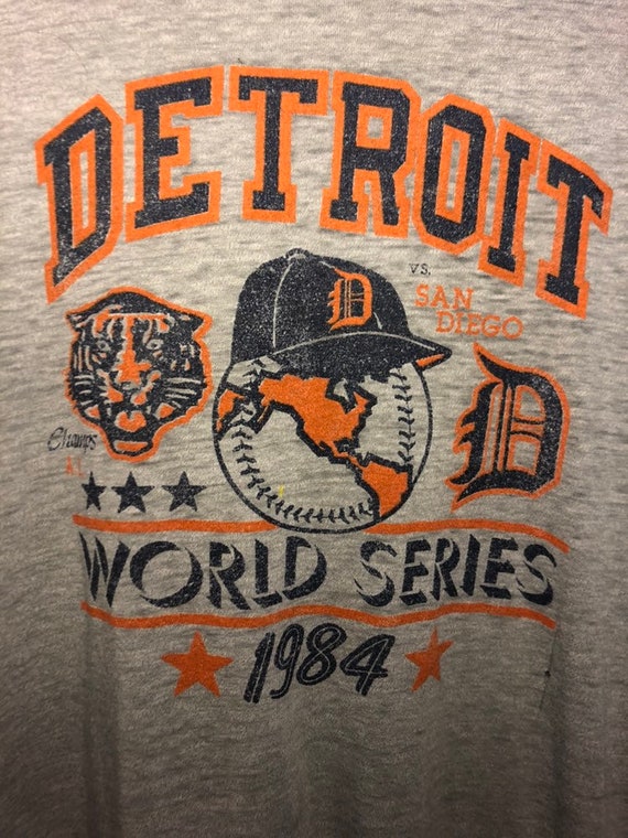 1984 vintage Detroit Tigers World Series tshirt - Gem