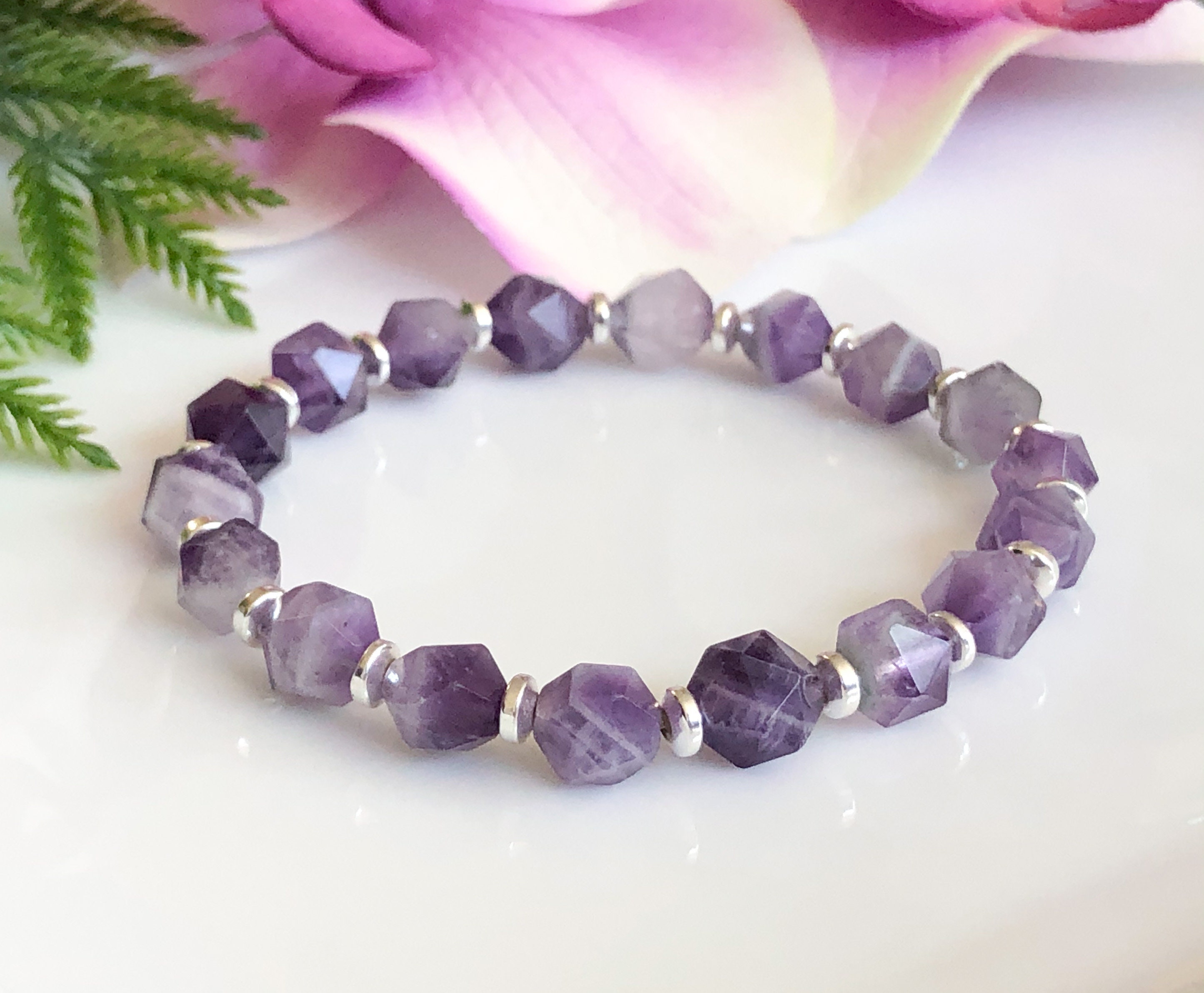 Amethyst Bracelets for Women Amethyst Jewelry Gifts for | Etsy