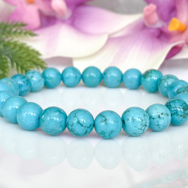 Genuine Turquoise Bracelet - Etsy