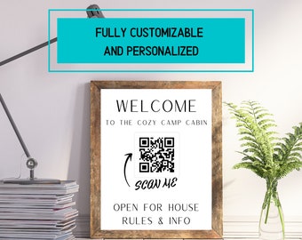 Vrbo Qr Code Sign - Etsy
