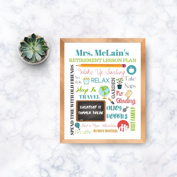 Teacher Retirement - Etsy