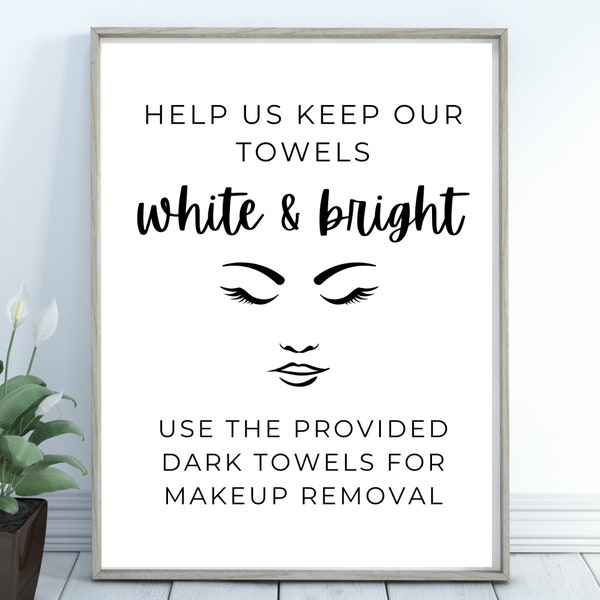 Towel Sign - Etsy