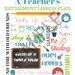 Teacher's Retirement Lesson Plan - Teacher Gift- Retirement Gift ...
