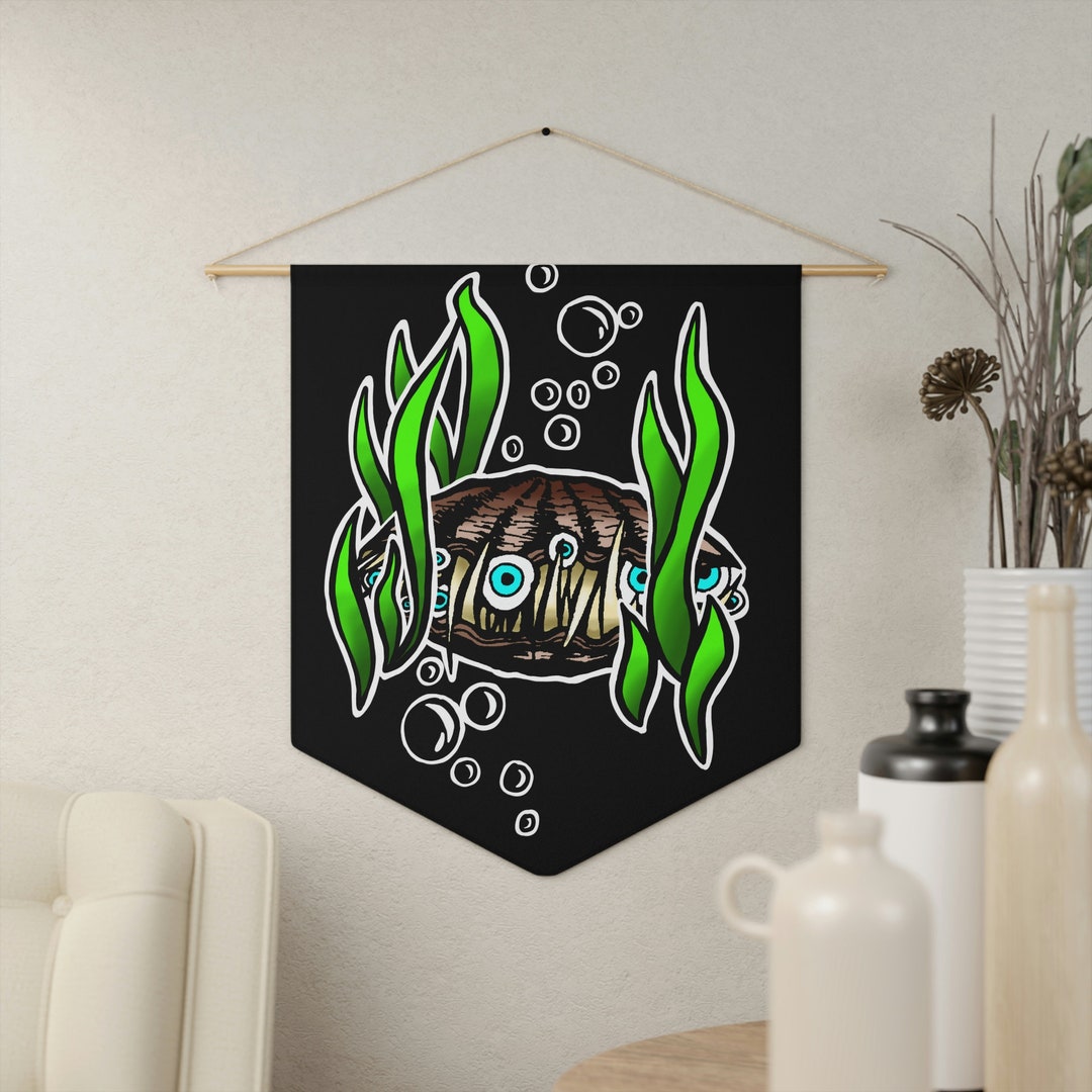 Halloween Horror Scary Scallop Pennant Marine Biologist Gift - Etsy
