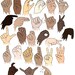 ASL Alphabet Color Drawings American Sign Language, 54 Images All 26 ...