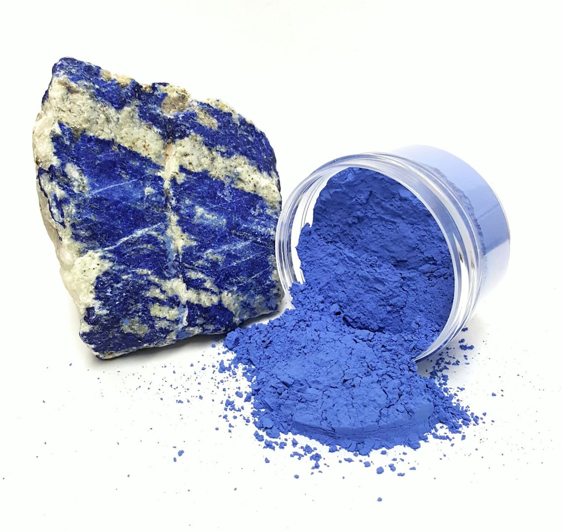 Lapis Lazuli Blue Ultramarine Pigment Powder for Artist's | Etsy