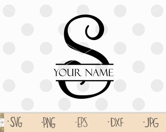 Split Letter R Svg - Split Monogram R Svg - Initial R Svg - Split ...