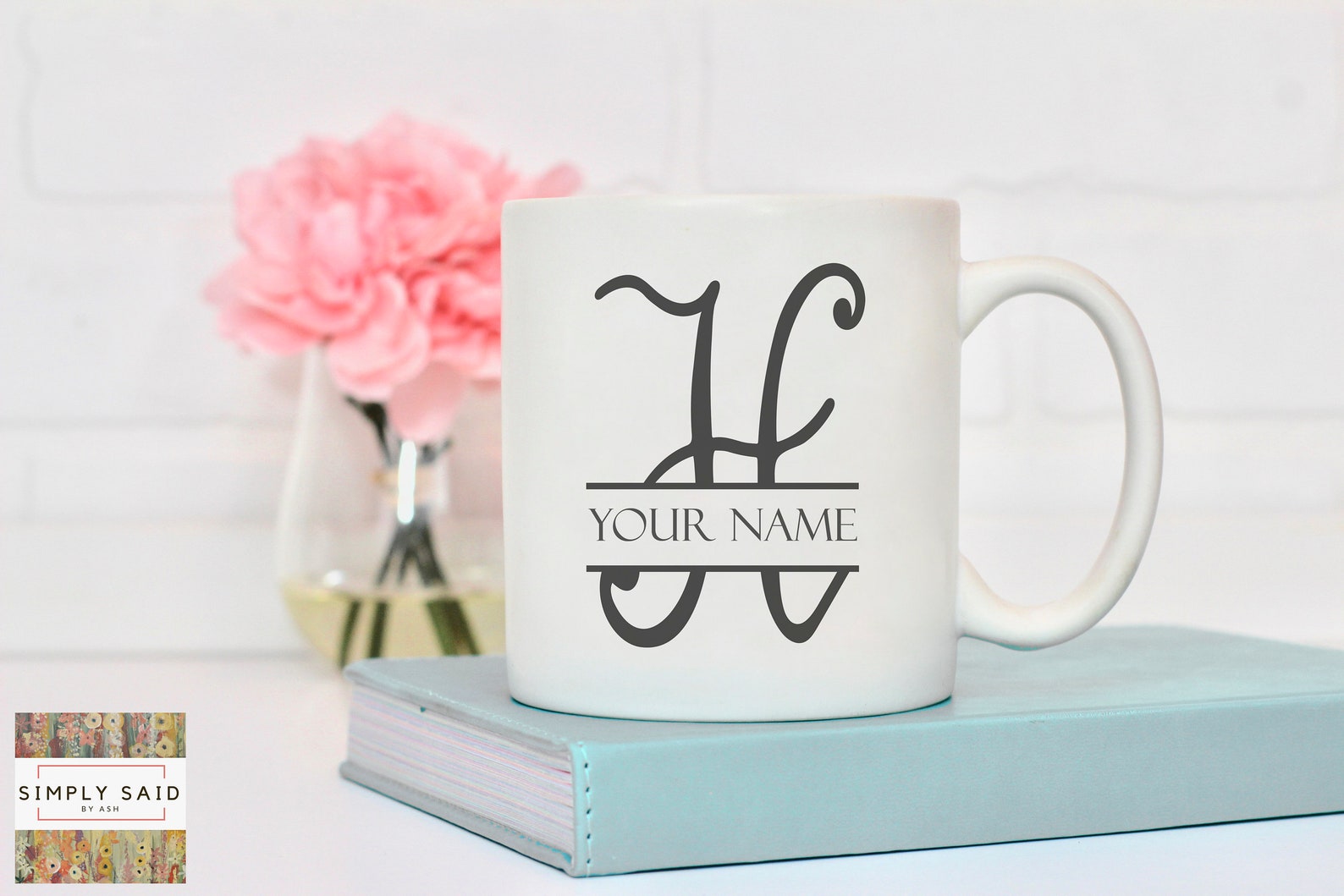 Split Letter H Svg - Split Monogram H Svg - Initial H Svg - Split ...