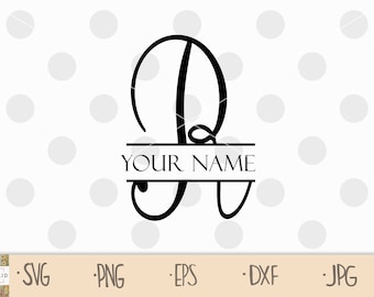 Letter R Cut Out Split Monogram | SVG Alphabet Monogram Svg | Monogram ...