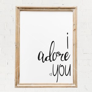 I Adore You SVG | Zip File Containing Svg, Jpg, Png, Dxf, and Eps ...