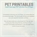 Pet Printable Kit - Etsy