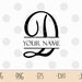 Split Letter D Svg - Split Monogram D Svg - Initial D Svg - Split ...