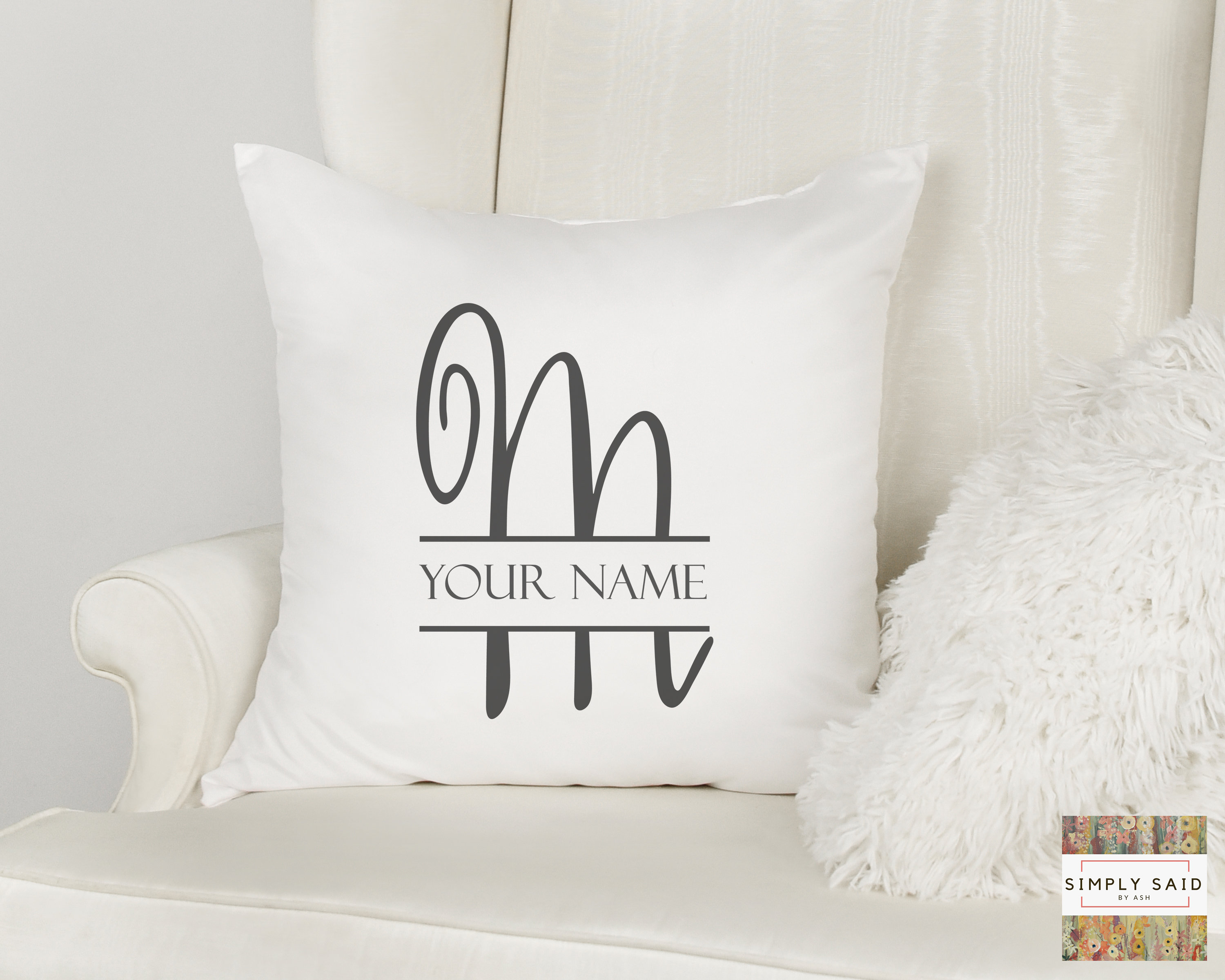 Split Letter M Svg - Split Monogram M Svg - Initial M Svg - Split ...