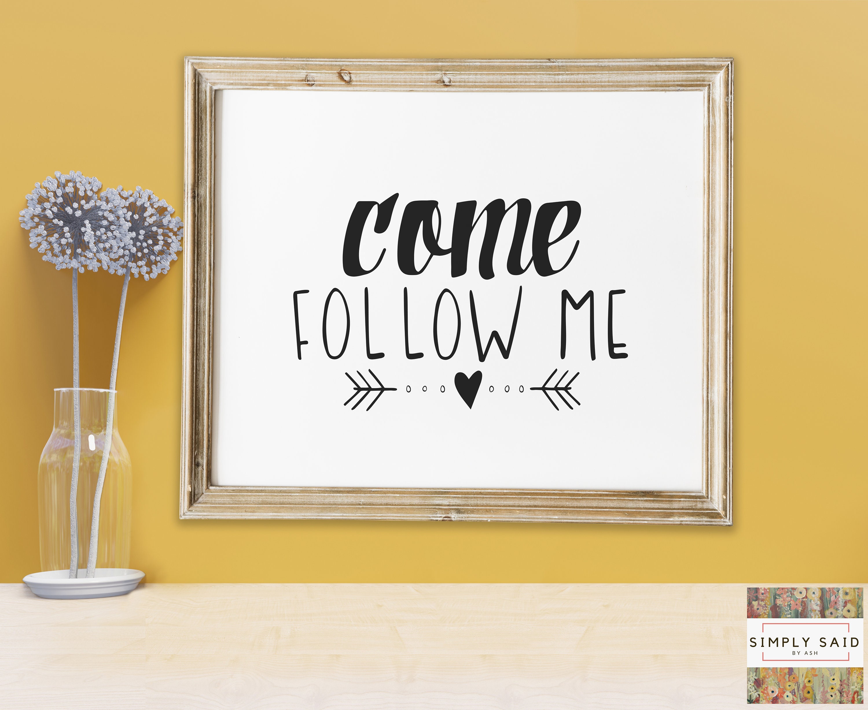 Come Follow ME SVG | Zip File Containing Svg, Jpg, Png, Dxf, and Eps ...