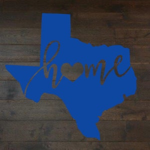 Texas Home Decal- Free Shipping - Etsy