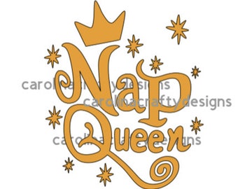 Nap Queen Svg | Etsy