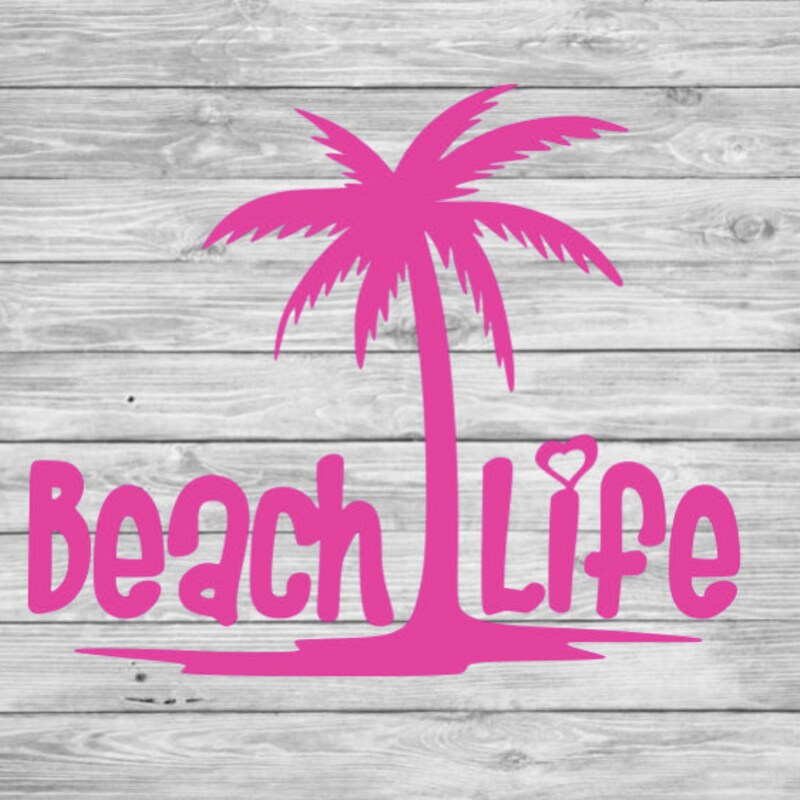 Beach Life Decal - Etsy