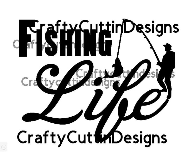 Fishing Life SVG - Etsy
