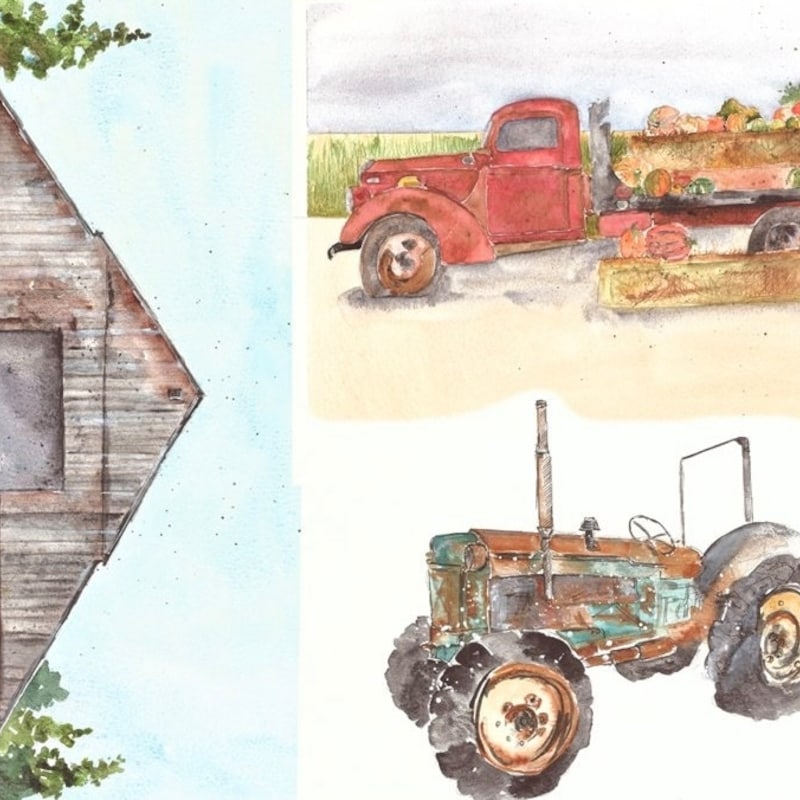 Fall Mixed Media Canvas - Etsy