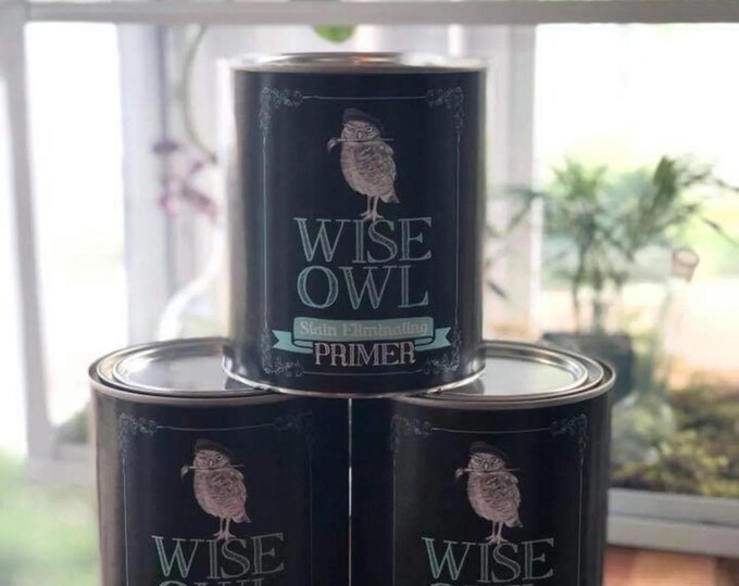 Wise Owl Primer|white Gray Dark Gray Clear | Quart - Cabinets ...