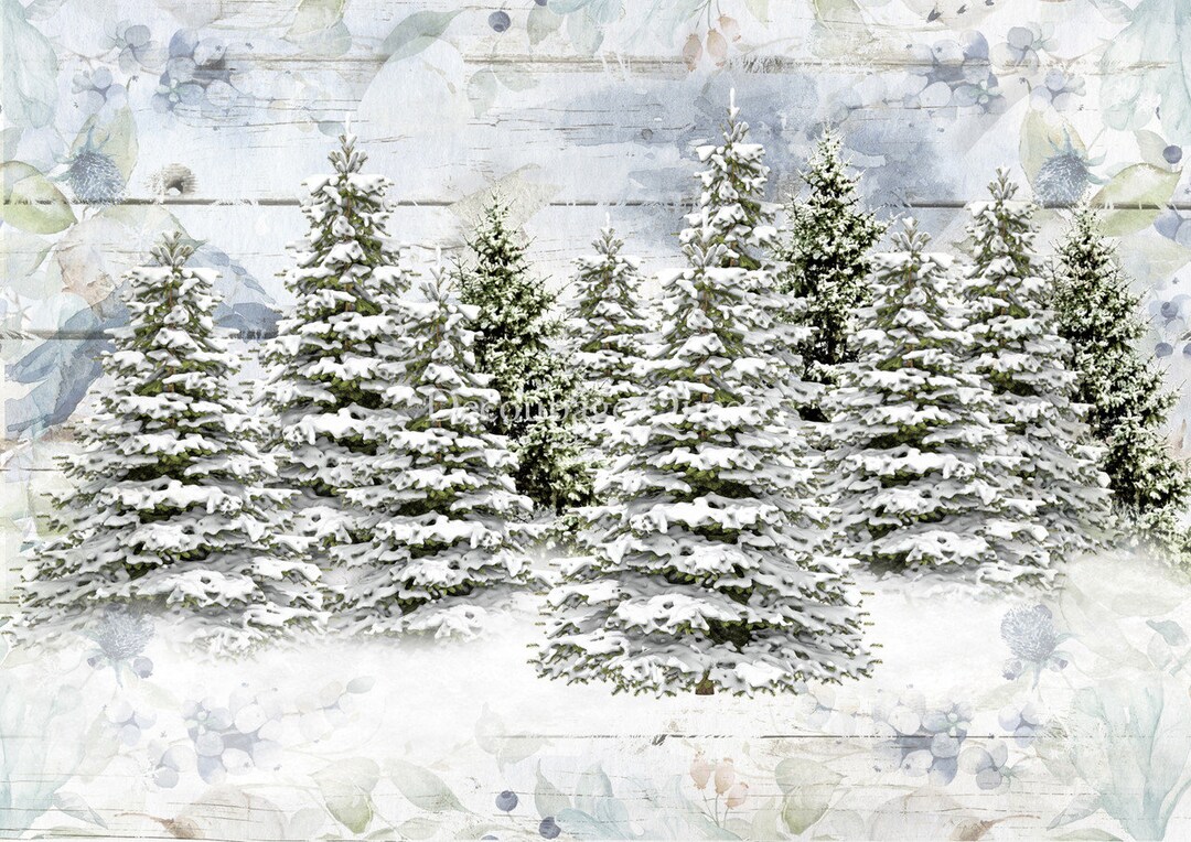 Woodland Trees| Decoupage Queen A4 Paper |decoupage Paper for DIY ...