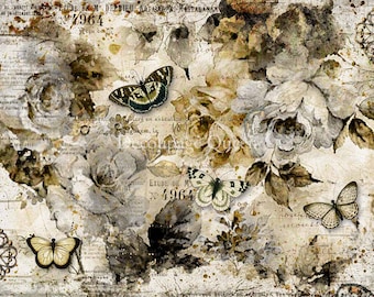 Iveta's Hand Painted Checks decoupage Queen A4 Decoupage Paper for DIY ...