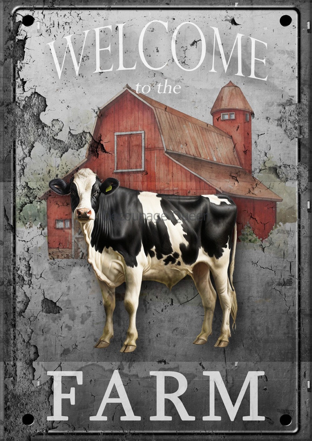 Welcome to the Farm|decoupage Queen |A4 |decoupage Paper for DIY ...