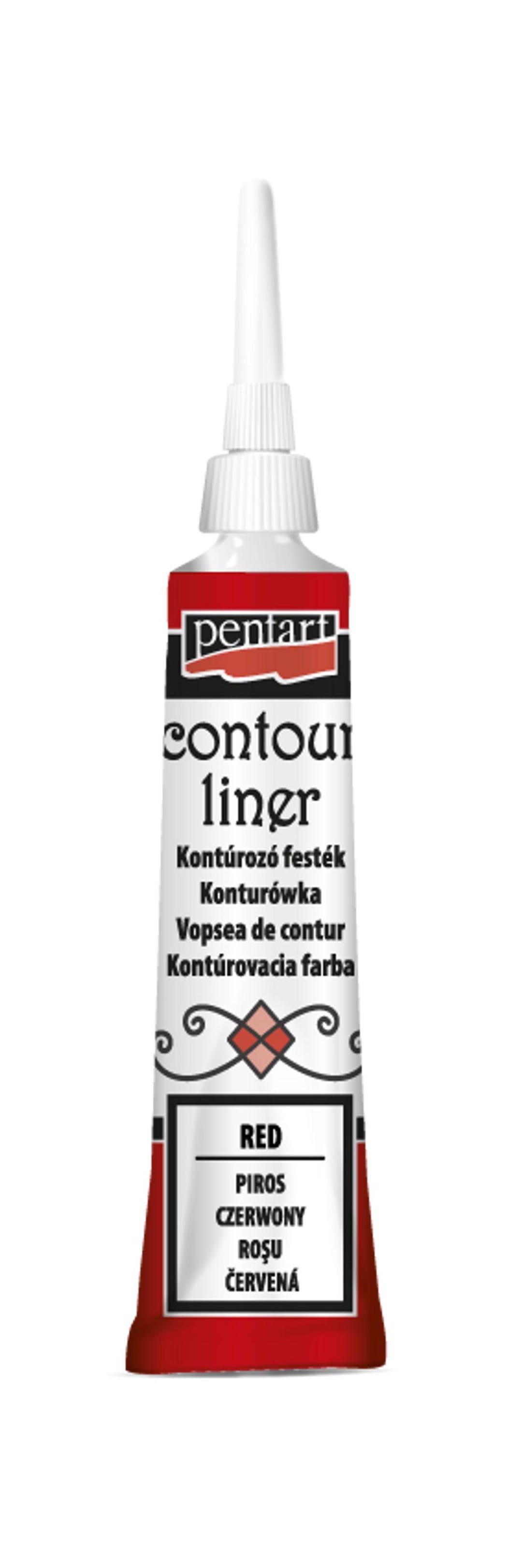 Contour Liner 20ml|pentart|pearl, Gold, Silver, Bronze, Red, Green ...
