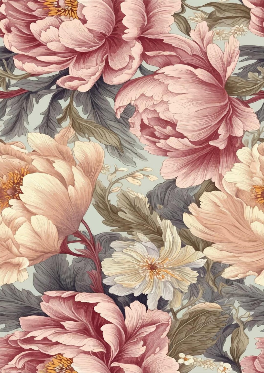 Peaceful Peonies | A1 Decoupage Rice Paper| Dixie Belle| DIY Furniture ...