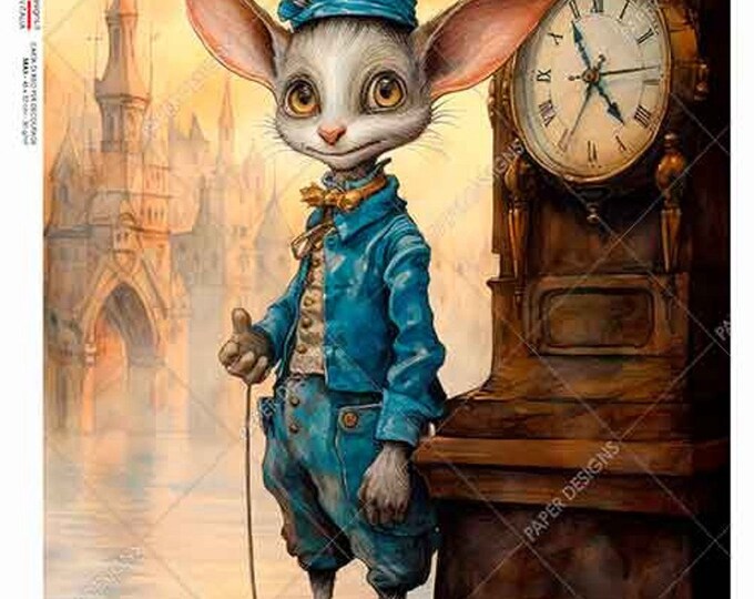 London Mouse 0046 Alice in Wonderland Paper Designa4 Paper Decoupage ...