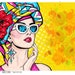 Pop Art Portrait Comic #0036 |paper Designs A4 Paper - DIY, Crafts ...