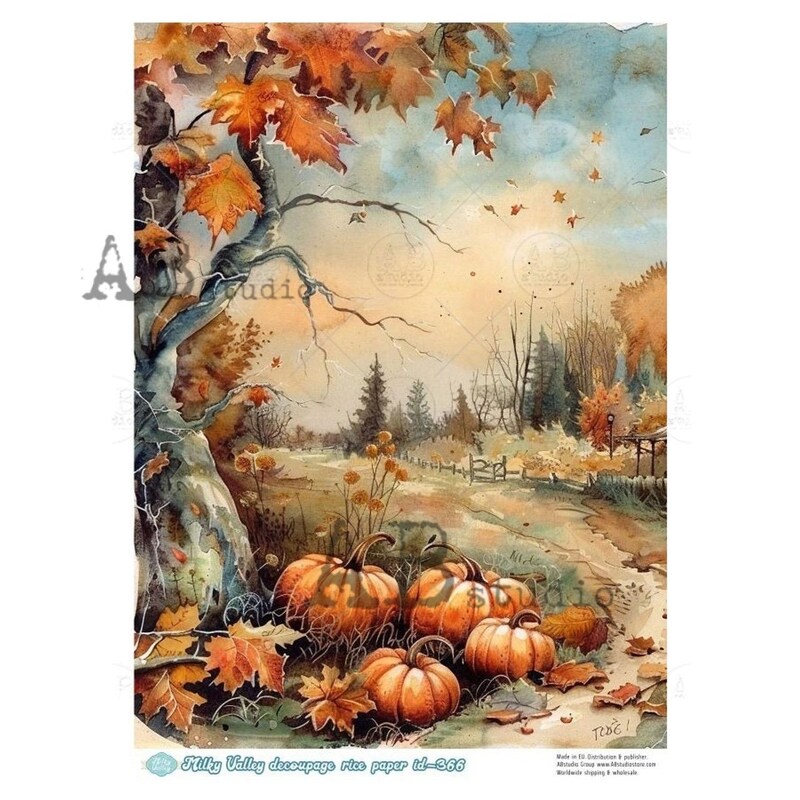 Fall Mixed Media Canvas - Etsy